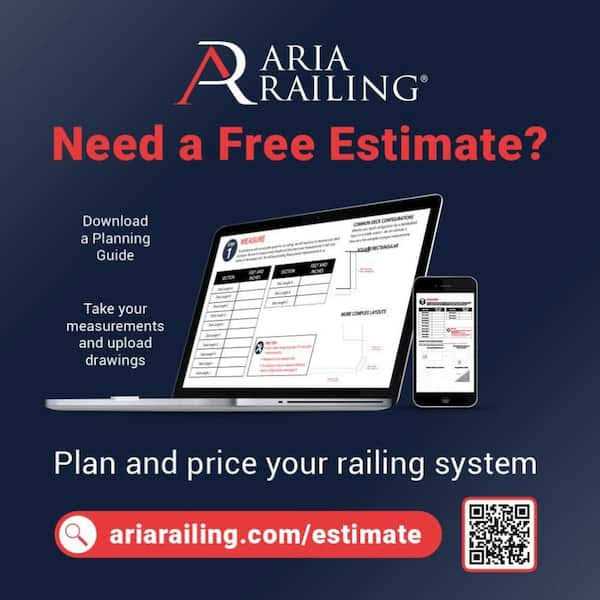 Aria Railing ADA Aluminum Pipe Rail and Return Kit - Hardware&Tools ...