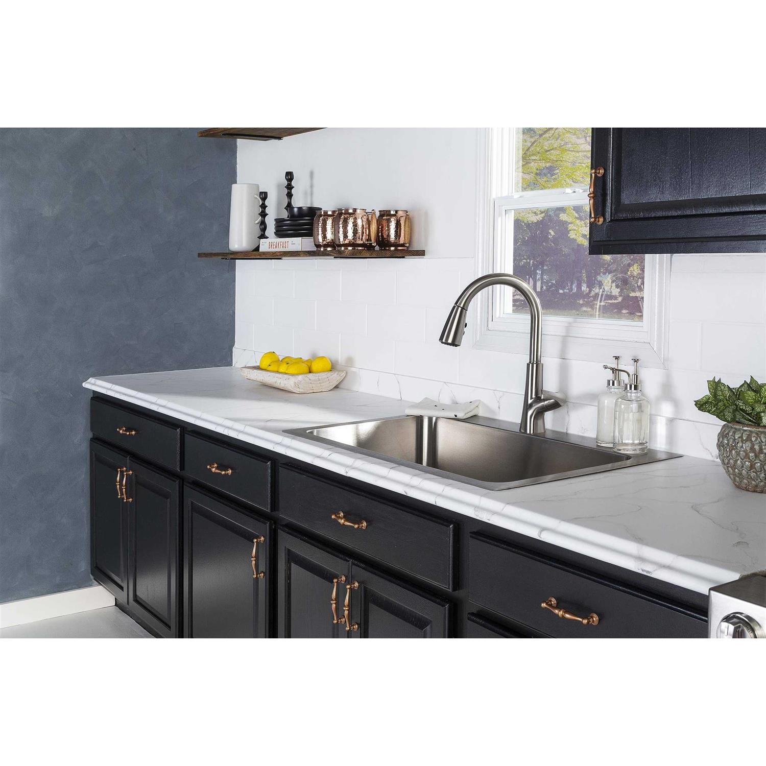 Rust-Oleum Home Countertop White Marble Satin Countertop Refinishing ...