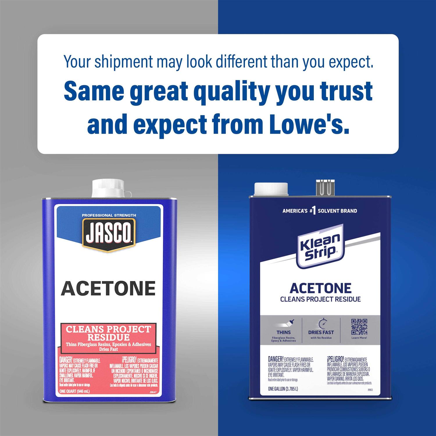 Klean Strip Acetone - Hardware&Tools Online Store