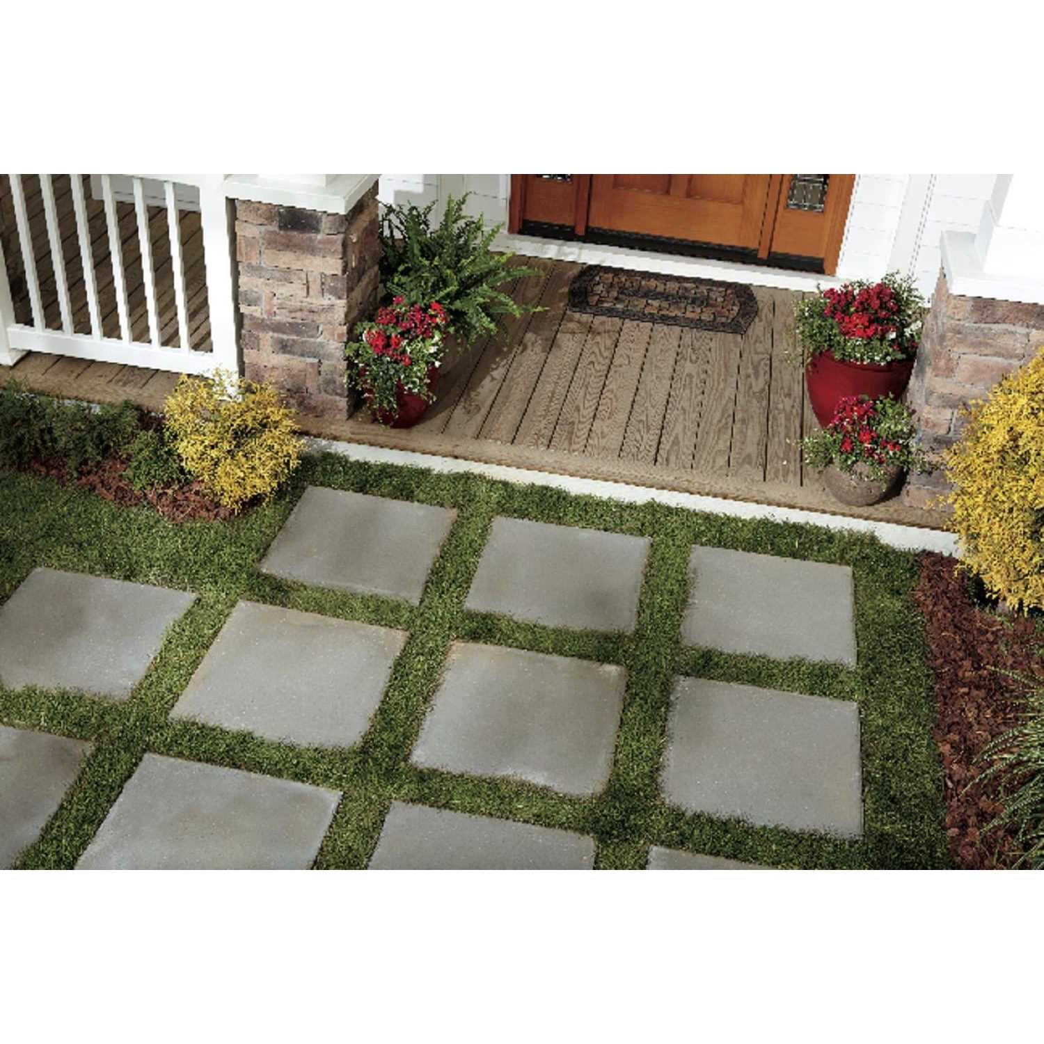 Oldcastle 12 x 12 in. Square Stepping Gang Stone - Hardware&Tools ...