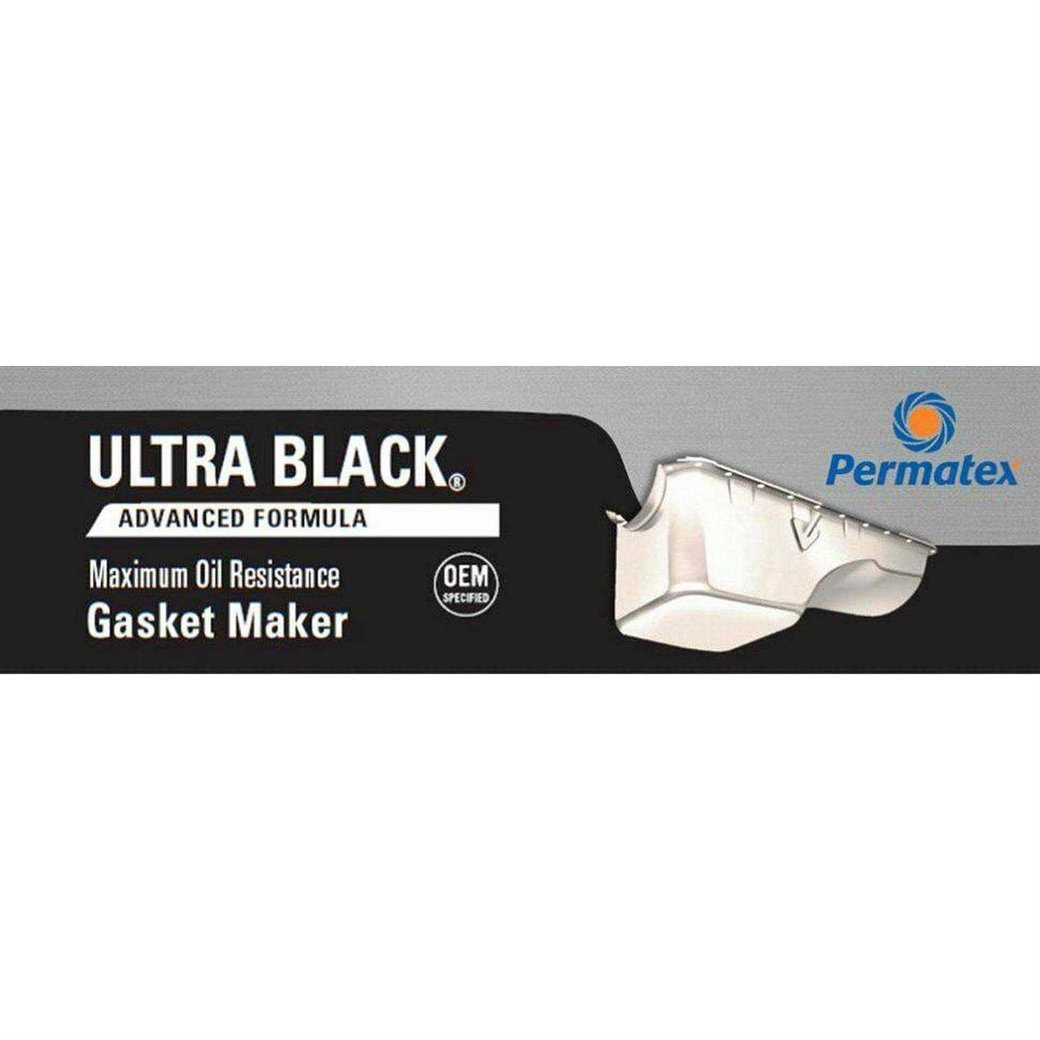 Permatex Ultra Black RTV Silicone Gasket Maker 3 oz - Hardware&Tools ...