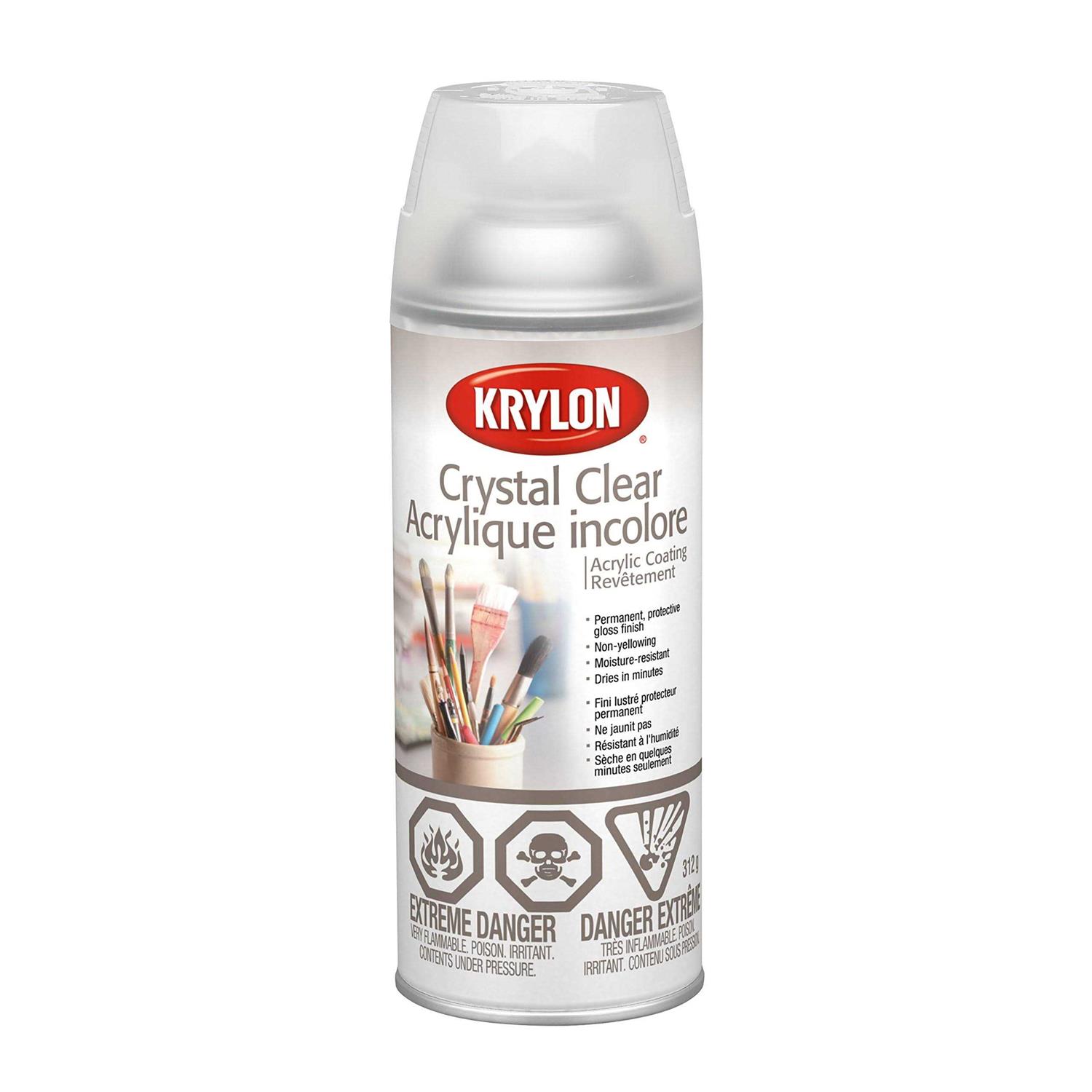 Krylon Crystal Clear Acrylic Coating Paint - Hardware&Tools Online Store