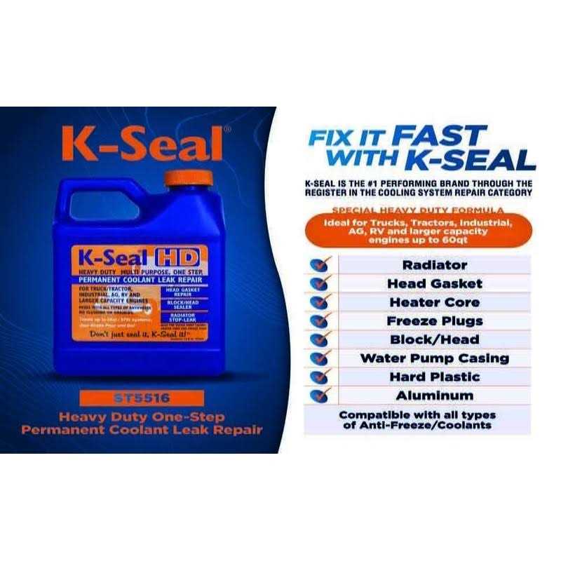K Seal Heavy Duty Permanent Coolant Leak Sealer - Hardware&Tools Online ...