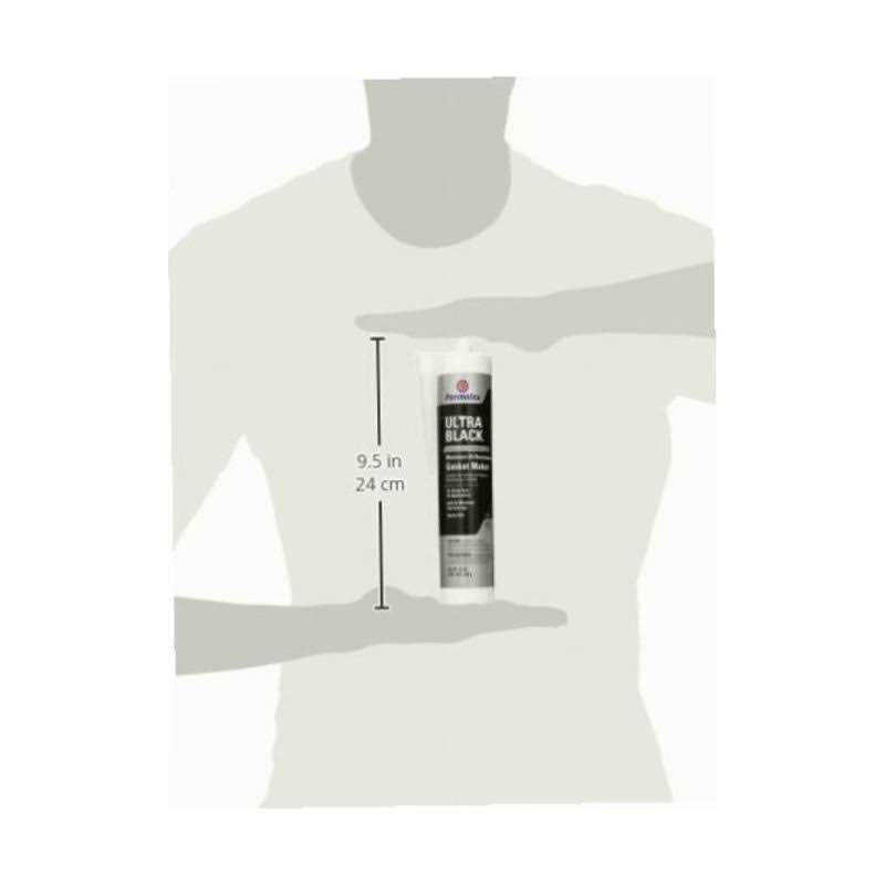 Permatex Ultra Black RTV Silicone Gasket Maker 24105 - Hardware&Tools ...