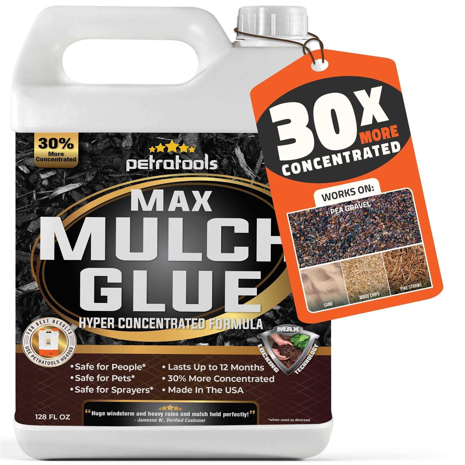 PetraTools Mulch Glue, Mulch Binder Glue, Small Gravel Binder ...
