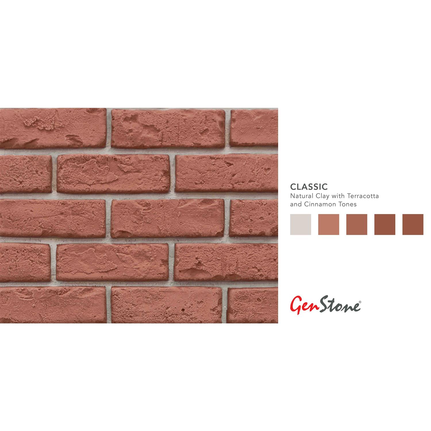 GenStone Faux Brick 90 Degree Outside Corner - Hardware&Tools Online Store