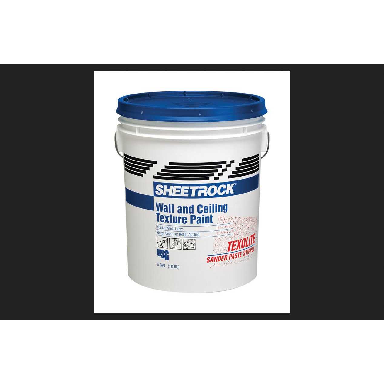 USG White Wall and Ceiling Texture Paint 5 gal - Hardware&Tools Online ...