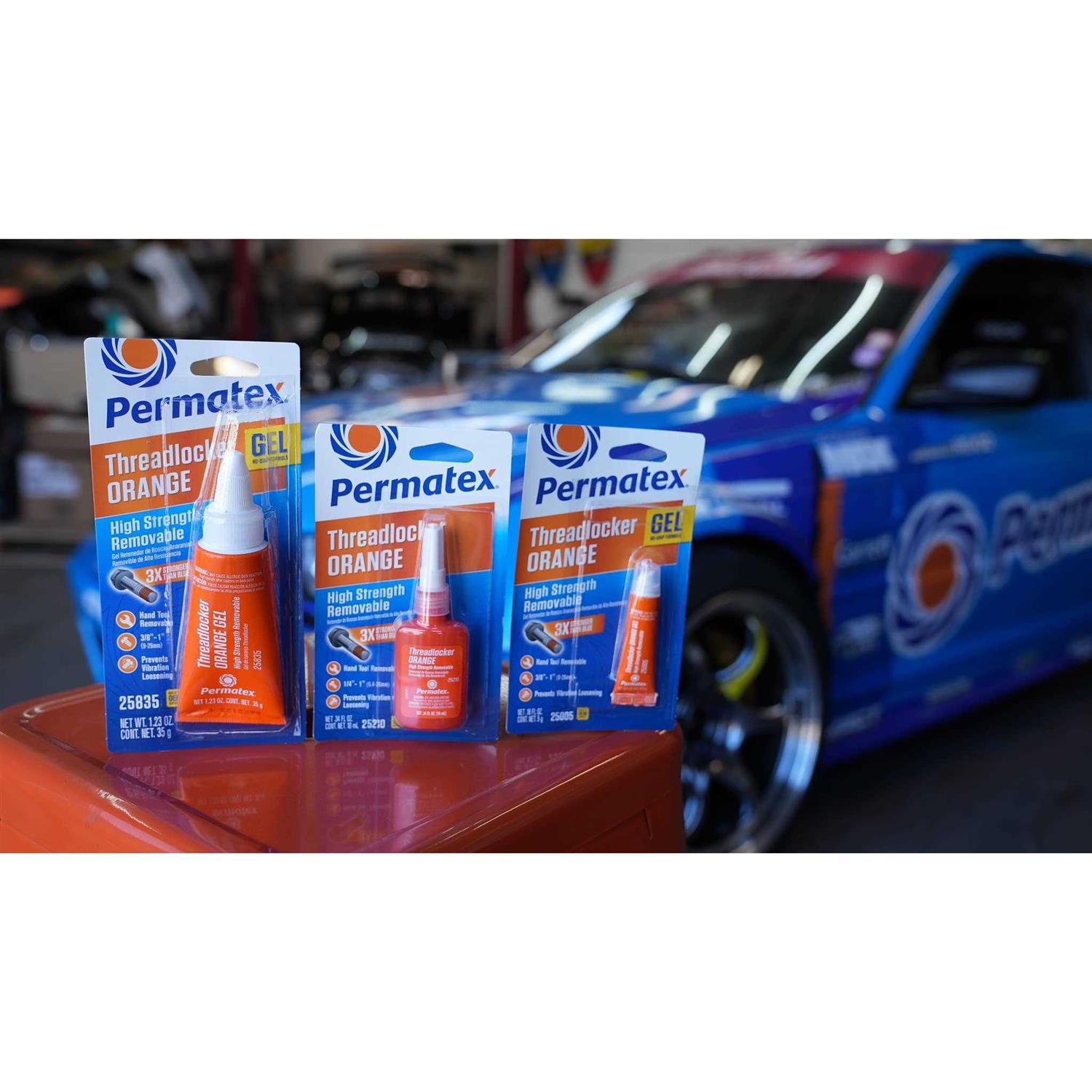 Permatex 25005 High Strength Removable Orange Threadlocker - Hardware&Tools Online Store
