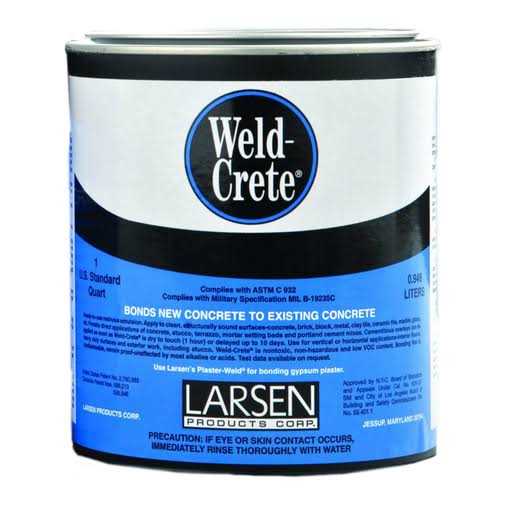 Larsen Products WCQ06 Weld Crete Concrete Bonding Agent - Hardware ...