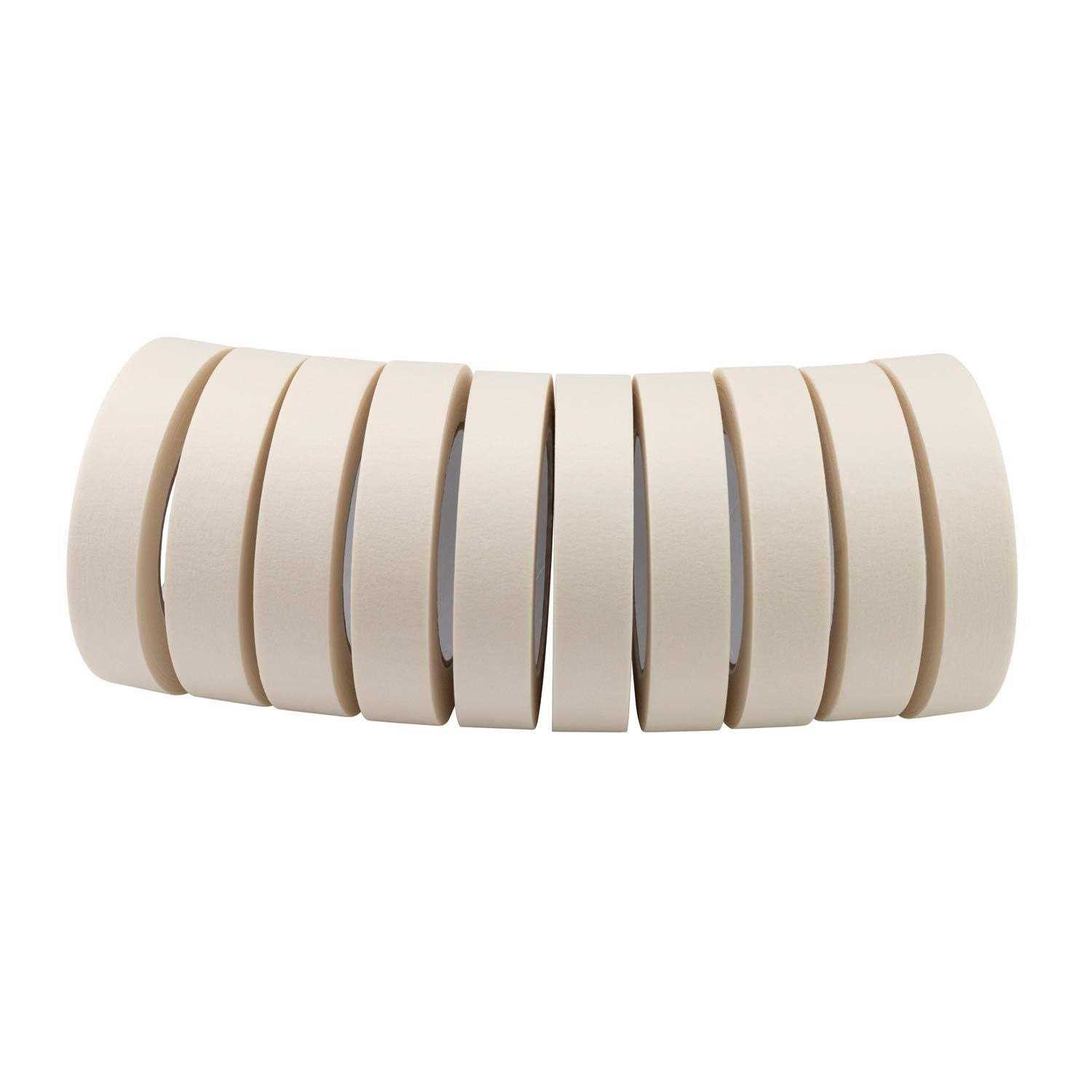 Lichamp Masking Tape 1 inch 10 Pack General Purpose Masking Tape Bulk ...