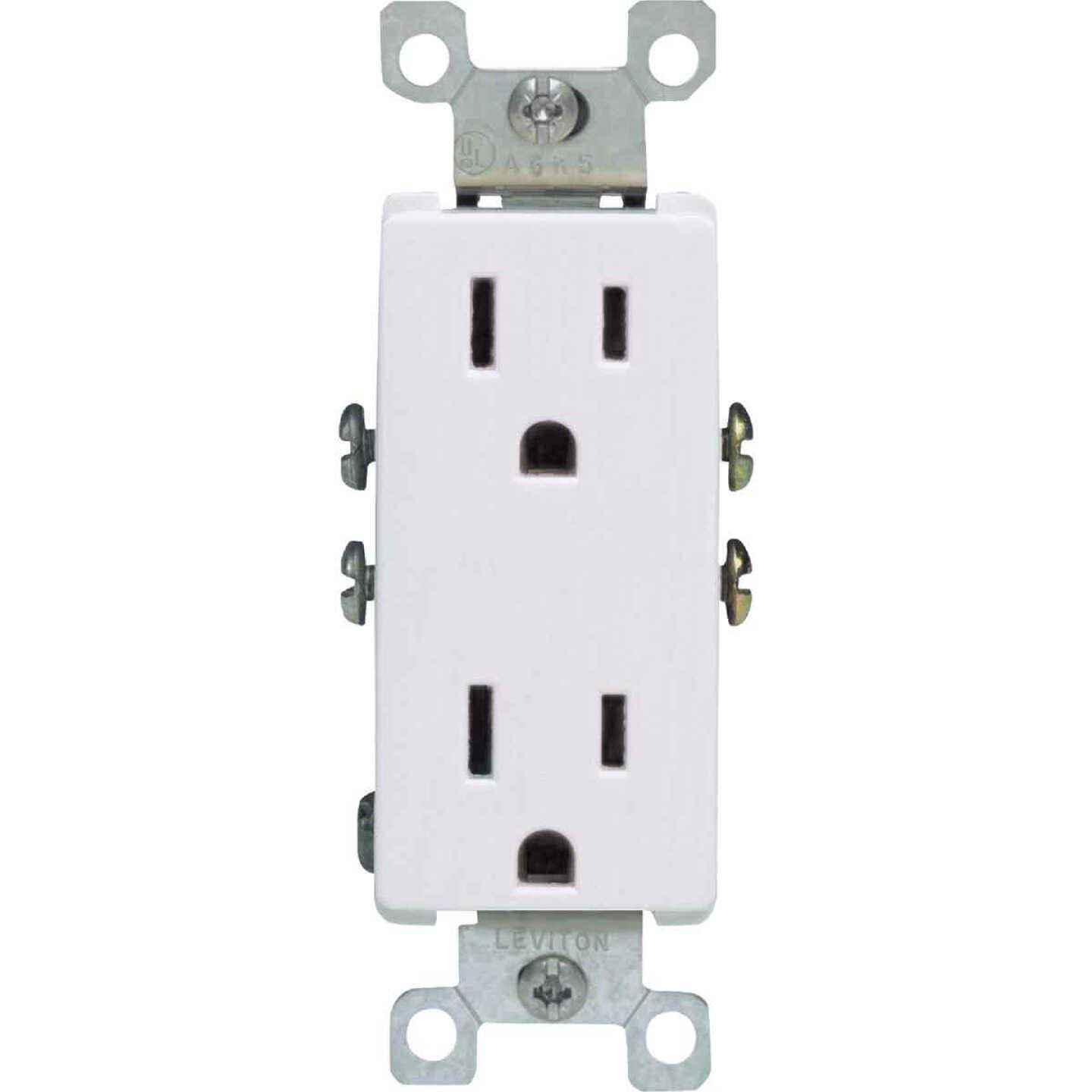 Leviton Decora Duplex Outlet White - Hardware&Tools Online Store