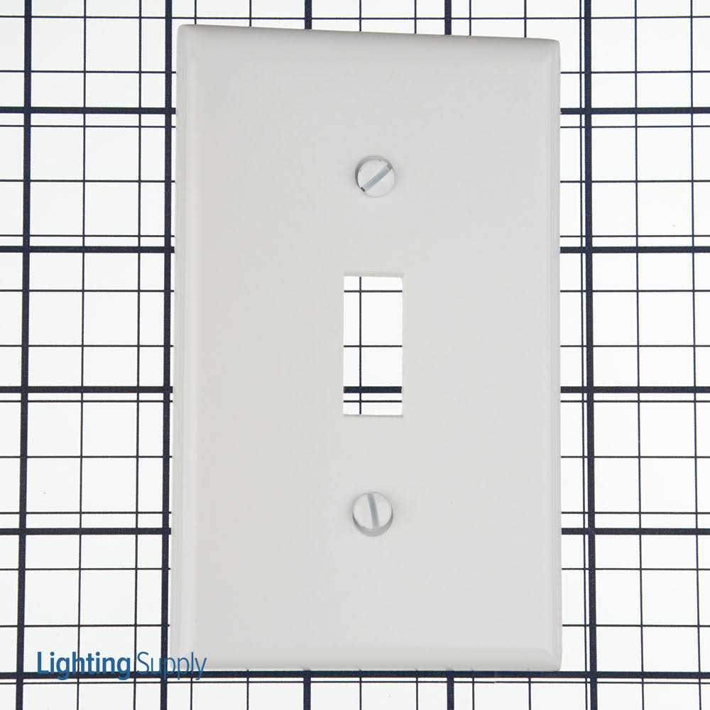 Leviton 1-Gang Toggle Switch Wallplate - Hardware&Tools Online Store