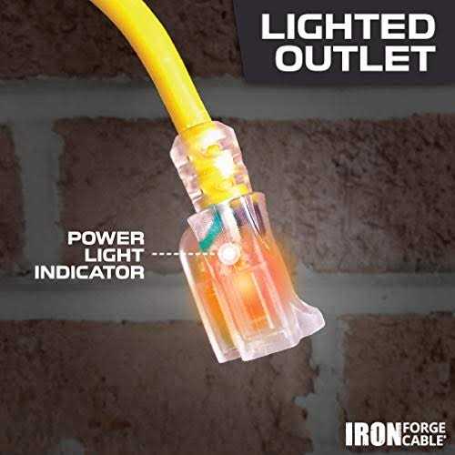 Iron Forge Cable Lighted Outdoor Extension Cord - Hardware&Tools Online ...