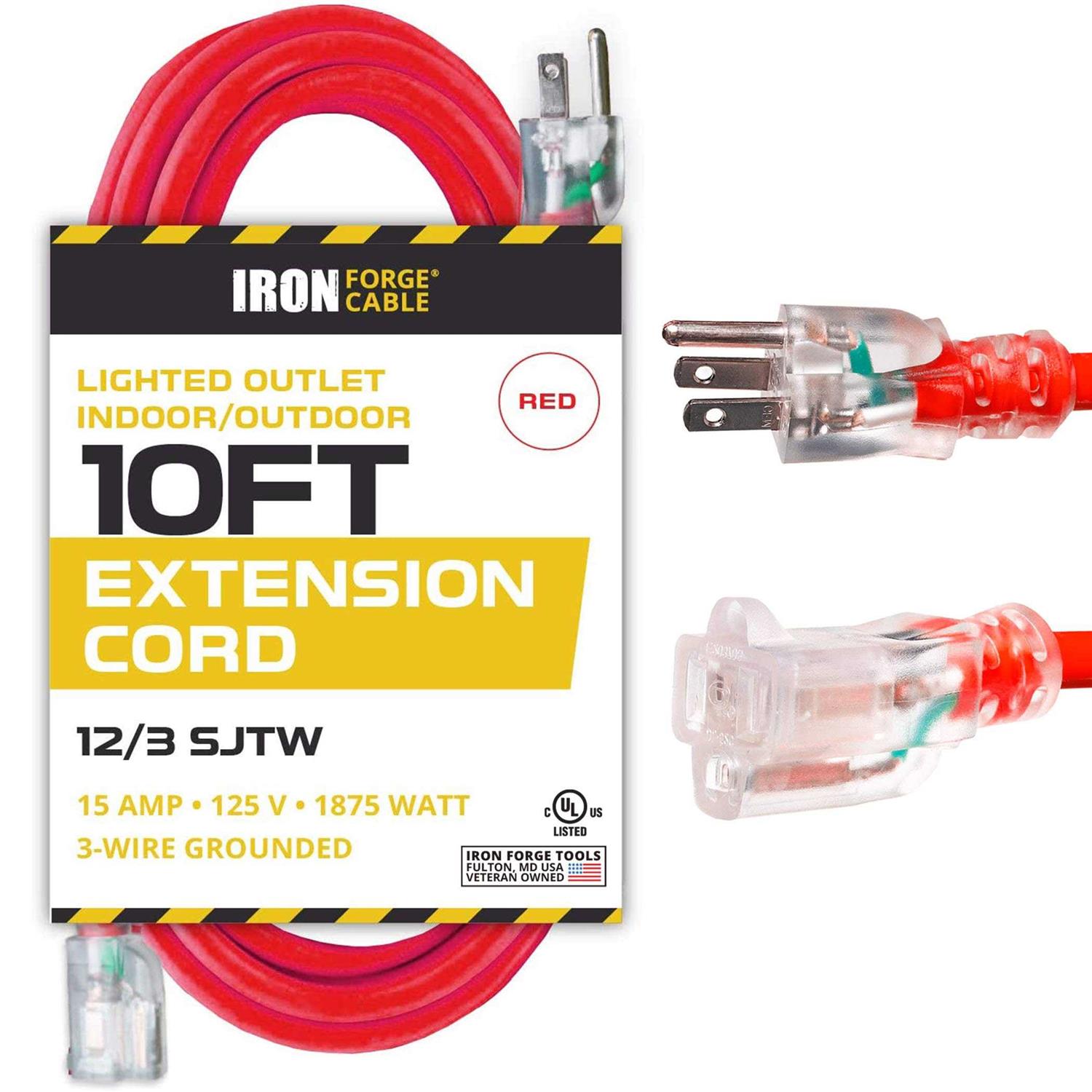 Iron Forge Cable Lighted Outdoor Extension Cord - Hardware&Tools Online ...