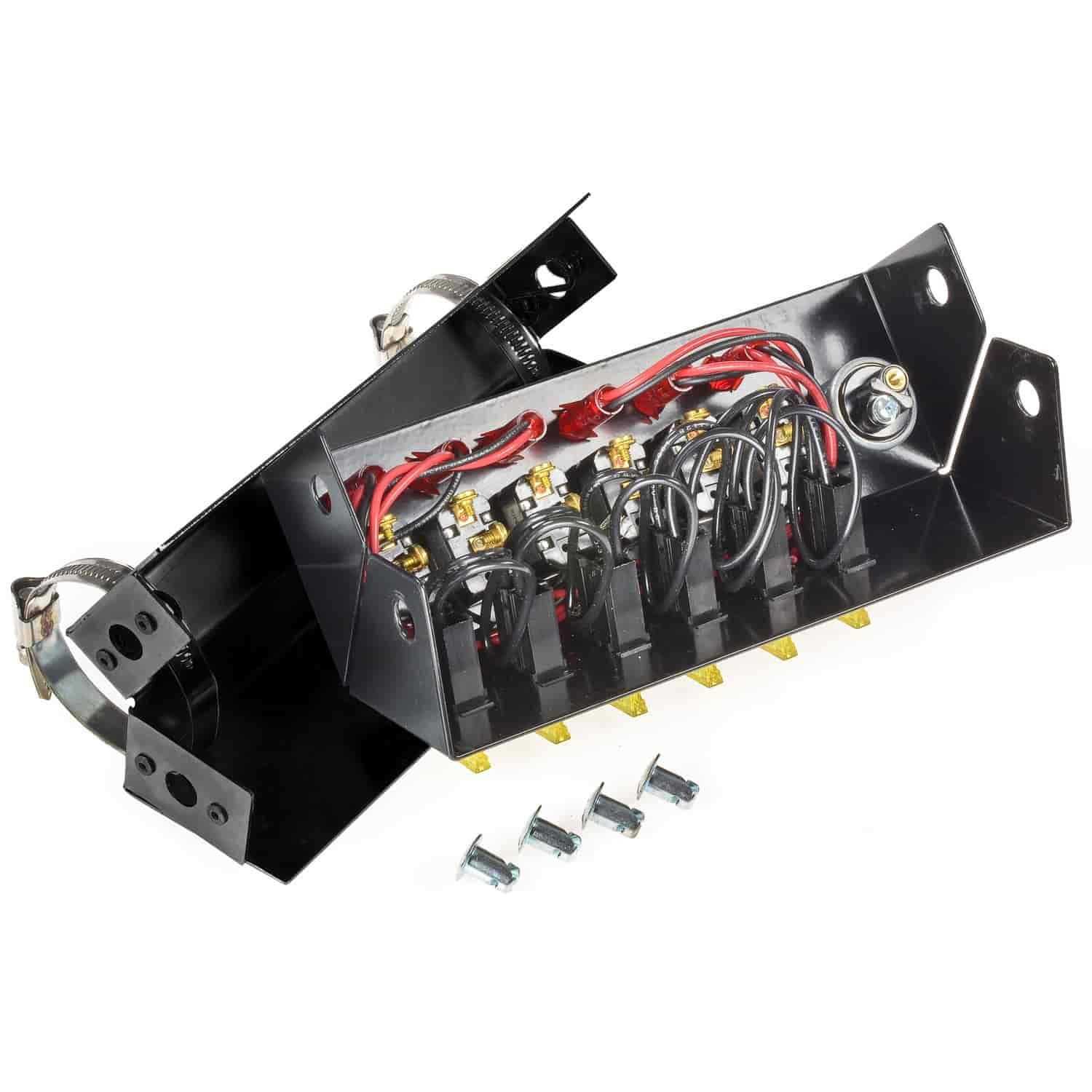 Jegs 11080 Roll Cage Mounted Race Car Switch Panel Kit - Hardware&Tools ...