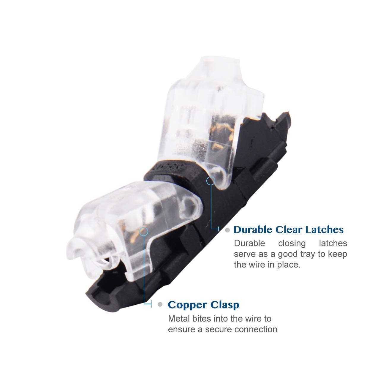 Low Voltage Wire Connector Quick Solderless Wire Splice Connector 12 ...