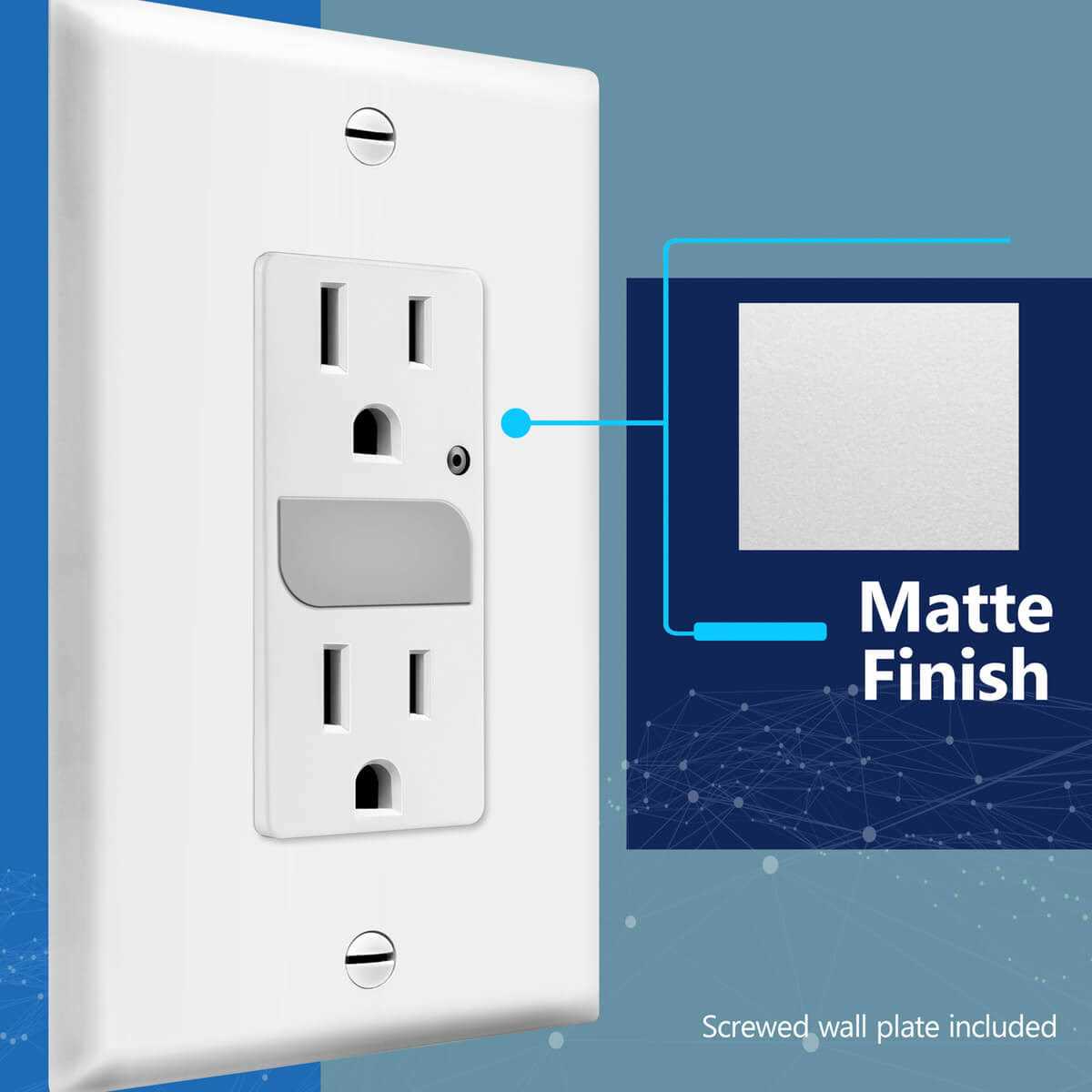 LIDER Decorator 15A Guide Light Outlet with Daylight Sensor - Hardware ...