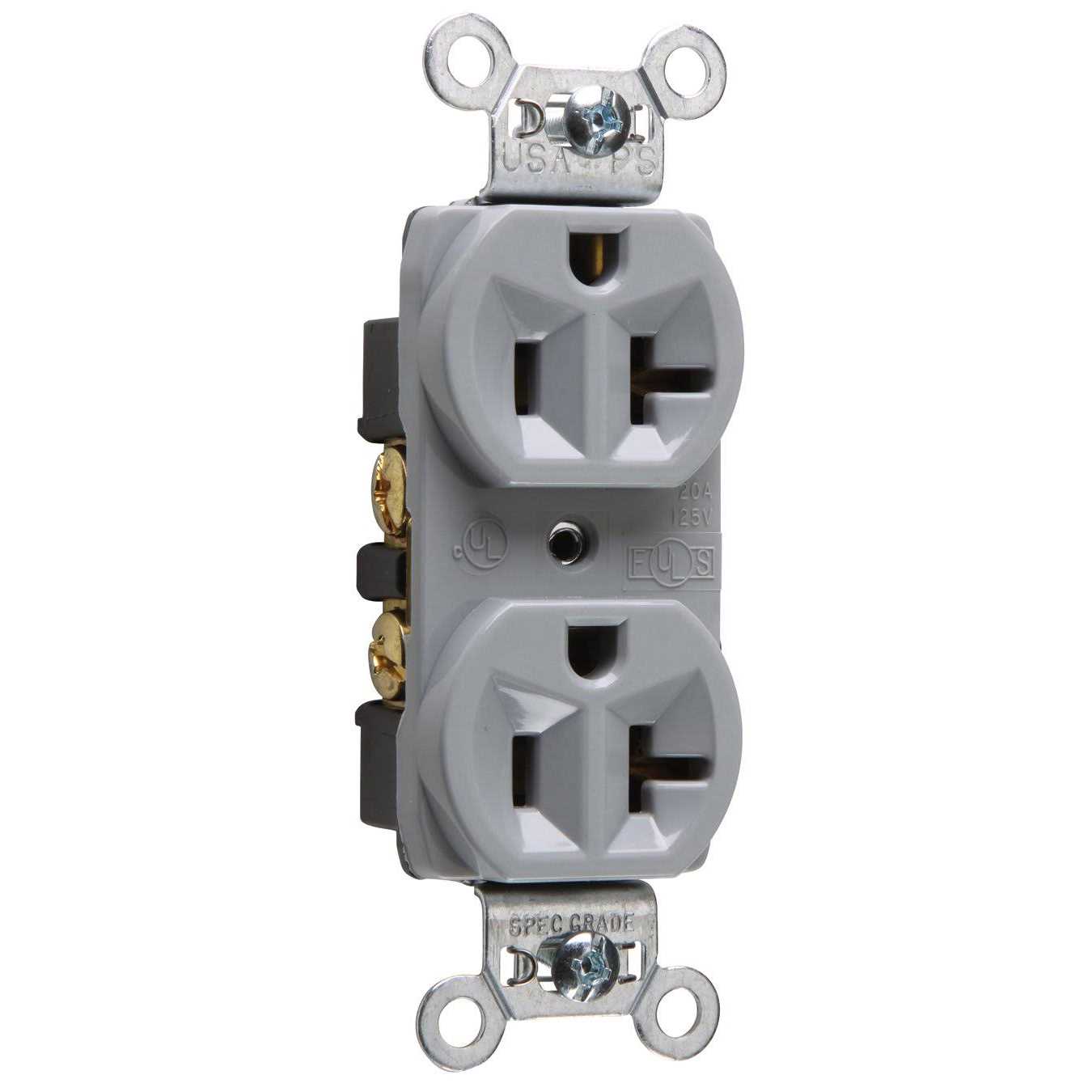 Legrand 20-Amp 125-volt Commercial Duplex Outlet - Hardware&Tools ...