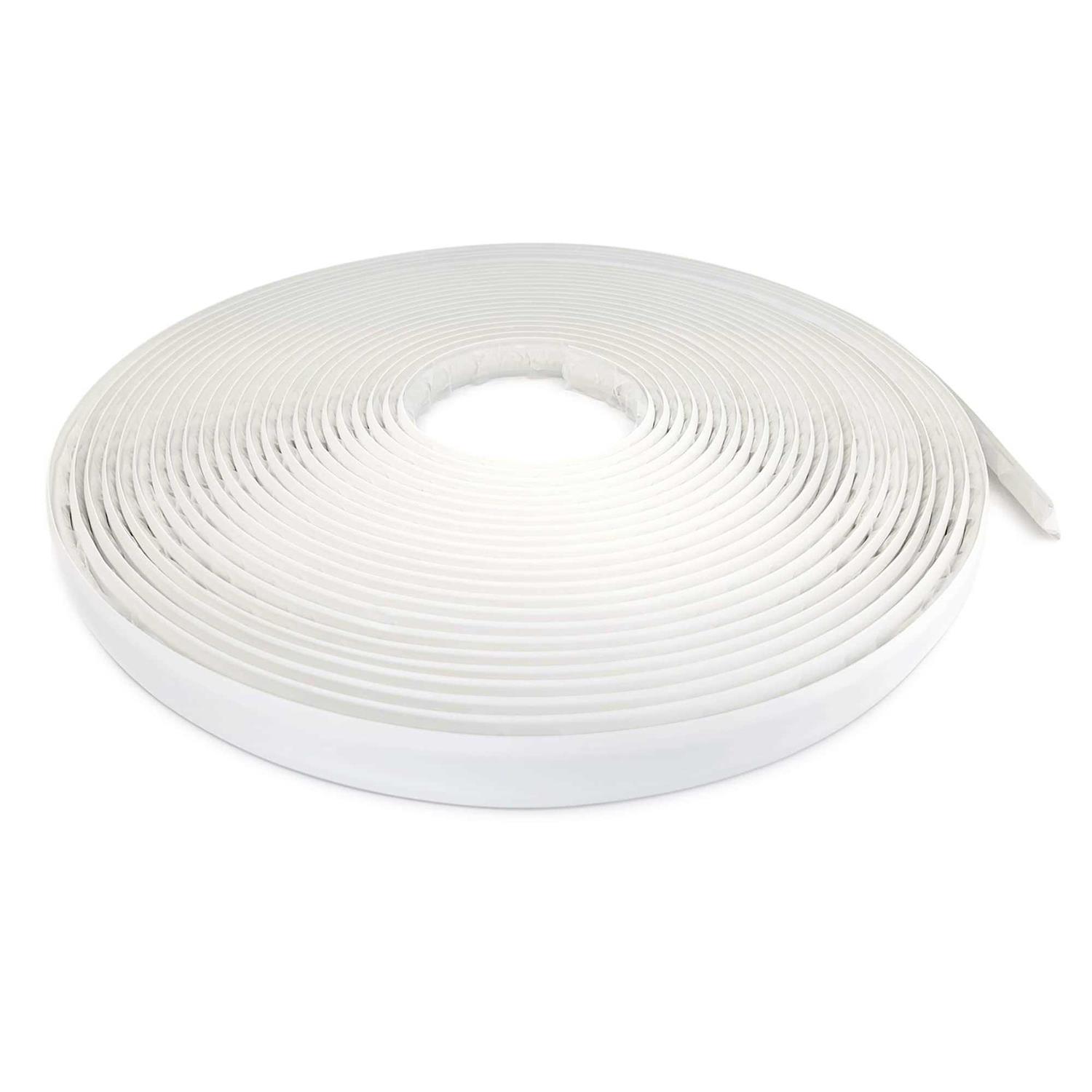 InstaTrim 3/4 in Wide White Flexible Trim Molding 50 ft Long - Hardware ...