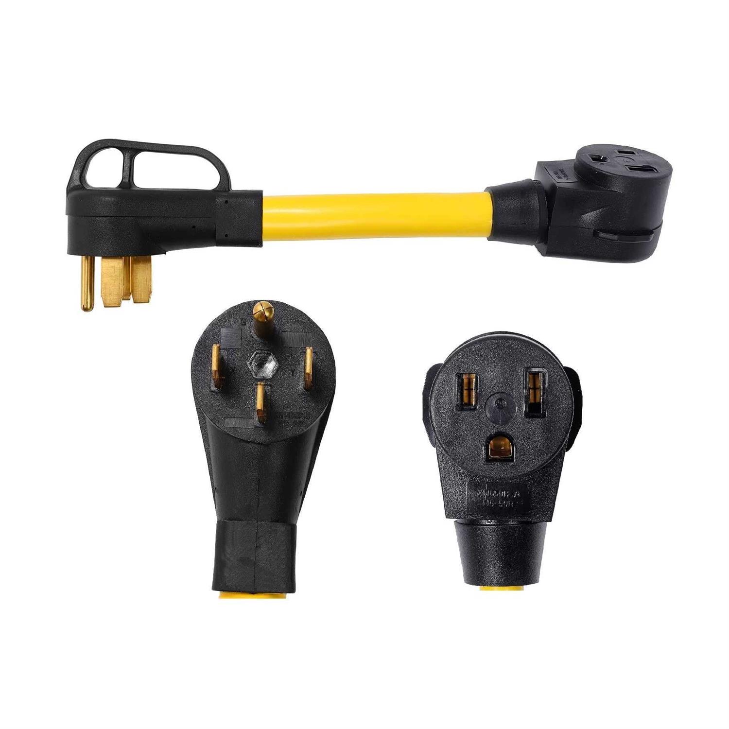 ONETAK NEMA 14-50P to 6-50R 240V 50 Amp 4 Prong Male Plug to 3 Prong ...