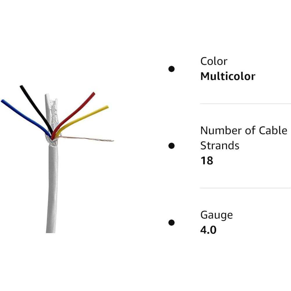 Linear Motion Labs 18/4 AWG Shielded CNC Wire — Flexible Stranded ...