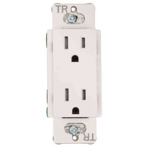 Lutron Claro CARS-15-TR-WH Tamper Resistant Receptacle - Hardware&Tools ...