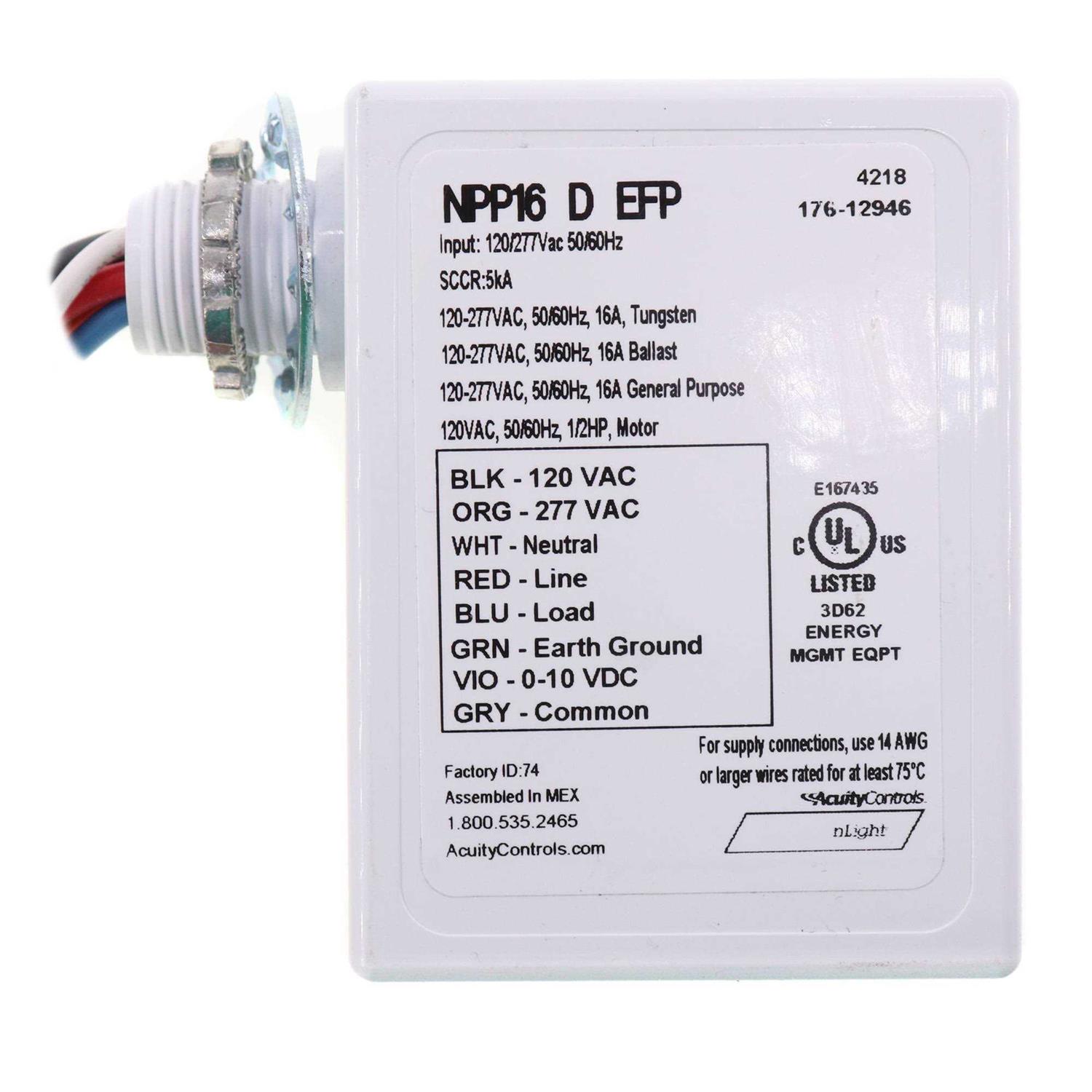 nLight NPP16-D-EFP Power / Relay Pack NPP16 D EFP - Hardware&Tools ...