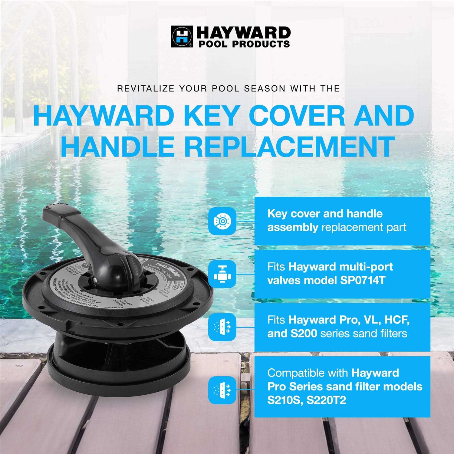 Hayward SPX0714BA Key Cover and Handle Assembly - Hardware&Tools Online ...