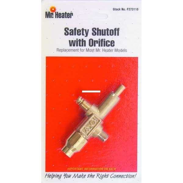 Mr. Heater Safety Shut-Off Valve with Orifice F273116 - Hardware&Tools ...