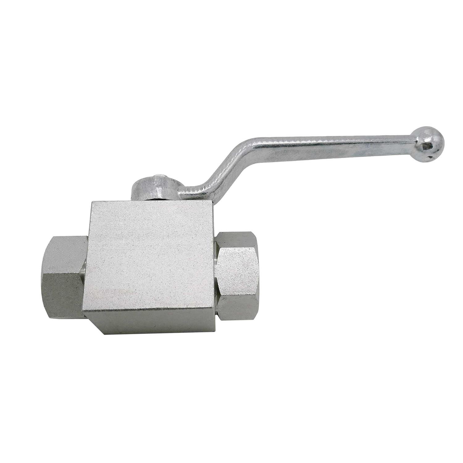 NKAIKE Hydraulic High Pressure Shut-Off Ball Valve 2 Way 1/2 Inch NPT ...